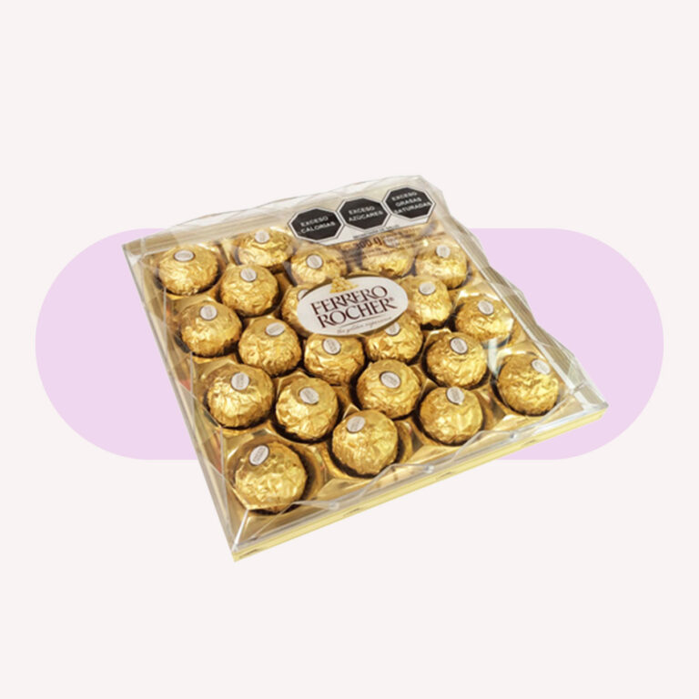 Ferrero Rocher de 24 pz | Platinum Flowers